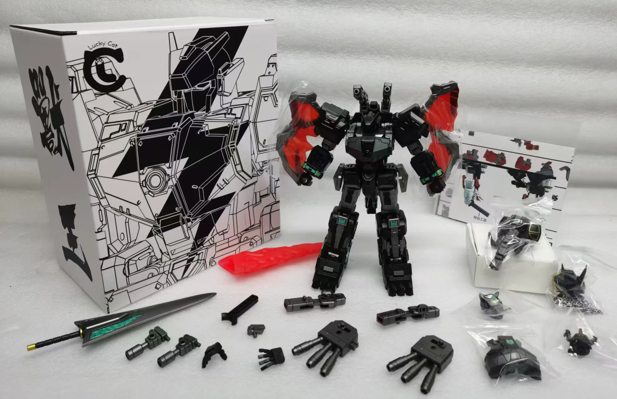 New Transformation Toy Lucky Cat MICRO COSMOS MC-03B BEAST LORD Figure ...