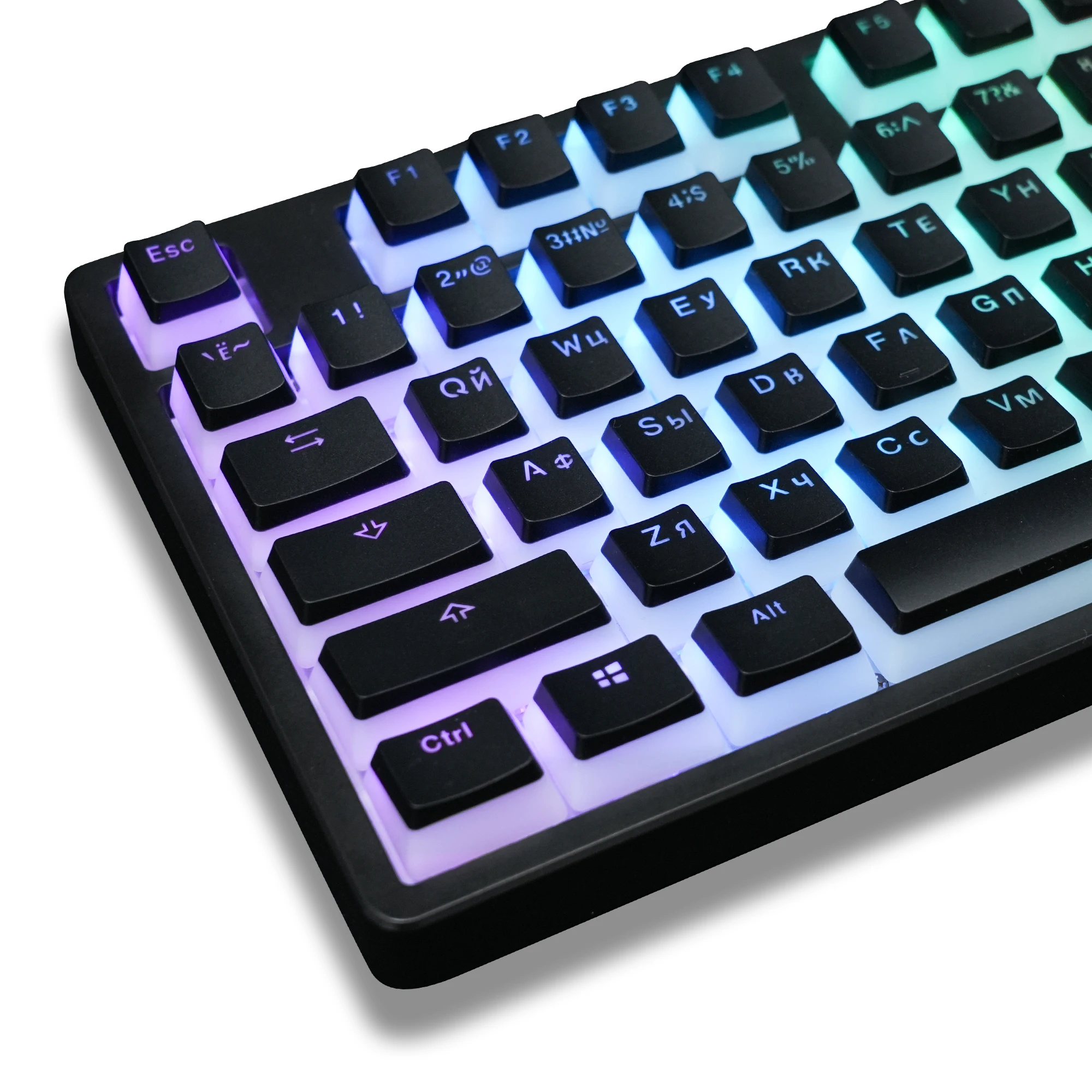 Russia-Black-Pudding-PBT-Keycaps-165-Key-Set-Custom-Double-Shot-Keycap ...