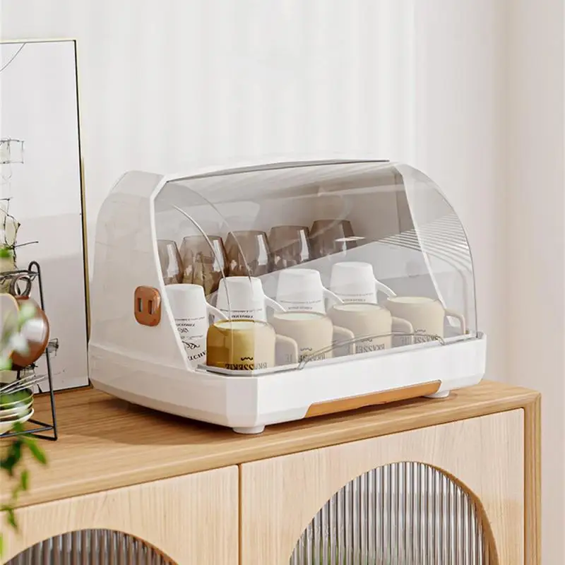 Desktop-Cup-Storage-Rack-Dish-Bowl-Drying-Rack-Drainer-Dustproof-Cup ...