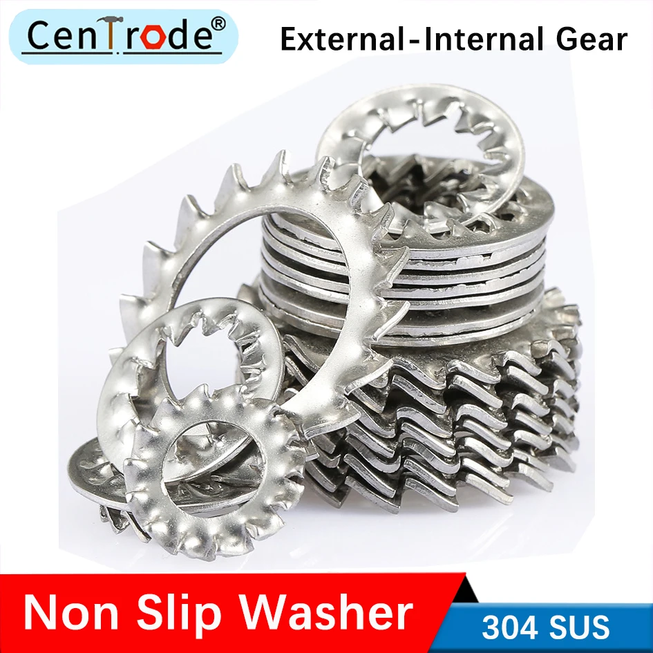 Stainless Steel Lock Washer/External and Internal Sawtooth Pad Multi ...