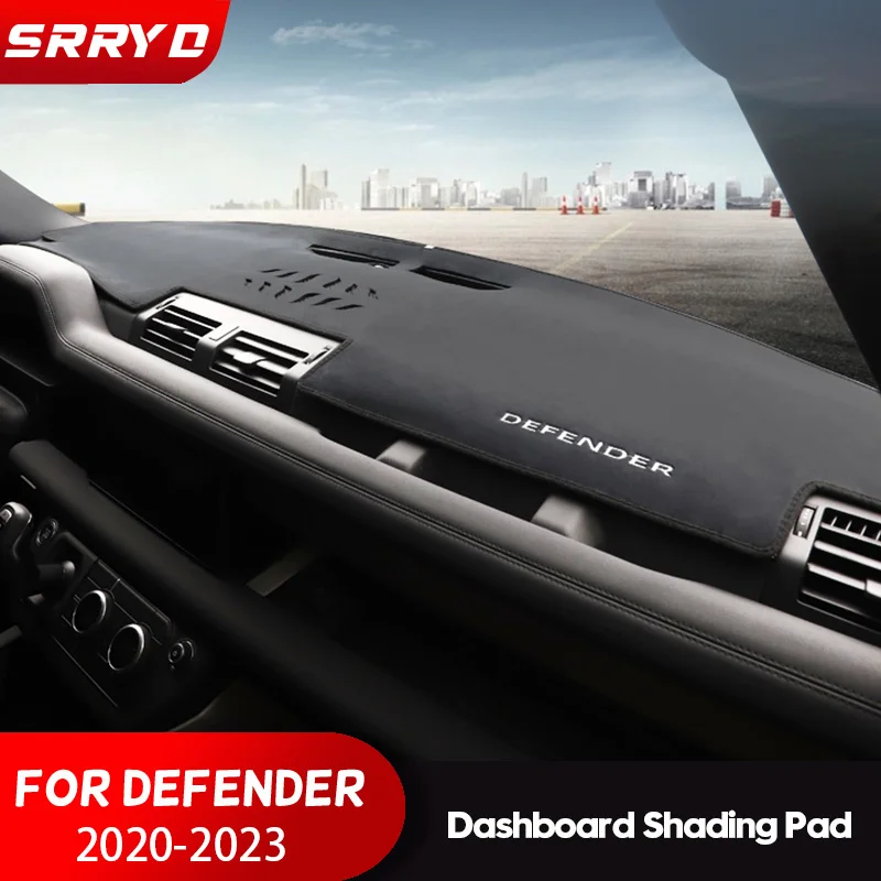 For-Land-Rover-Defender-90-110-2020-2022-Black-Car-Dashboard-Cover-Mat ...