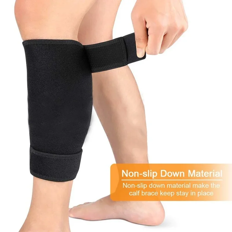 1-Piece-Compression-Calf-Sleeve-Adjustable-Calf-Support-Sports-Football ...
