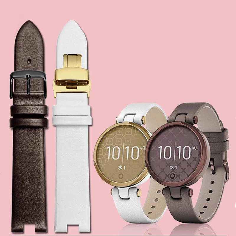 For-SmartWatch-Garmin-Lily-Series-Sport-Ultra-thin-Leather-Watch-Band ...