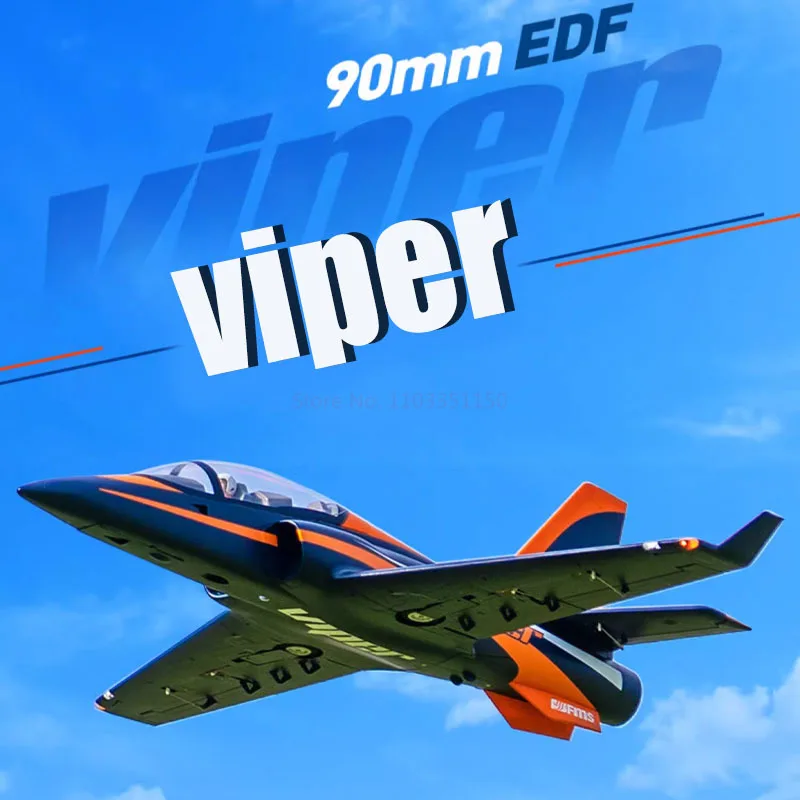 Fms-90mm-Culvert-Viper-Edf-Jet-Large-Assembly-Fixed-Wing-6ch-1400mm-Pnp ...