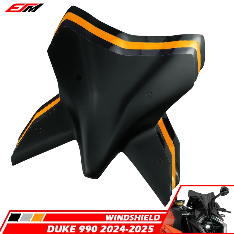 Motorcycle Sport Windshield Visor Matt Black Windscreen Fits For 990 ...