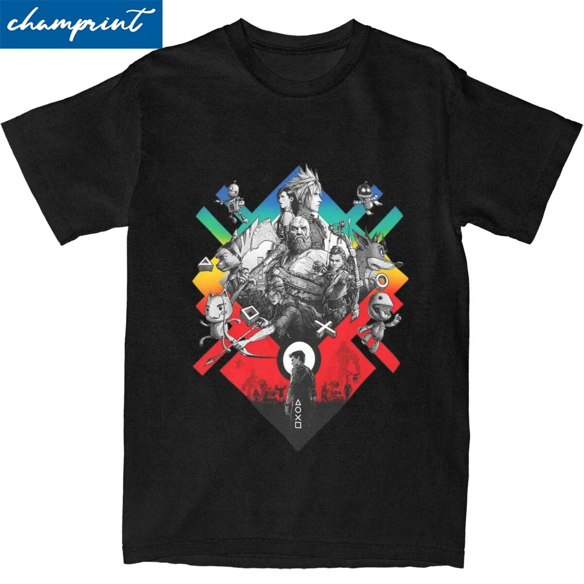 Final-Fantasy-7-Video-Game-T-Shirt-Men-Women-100-Cotton-Unique-T-Shirts ...