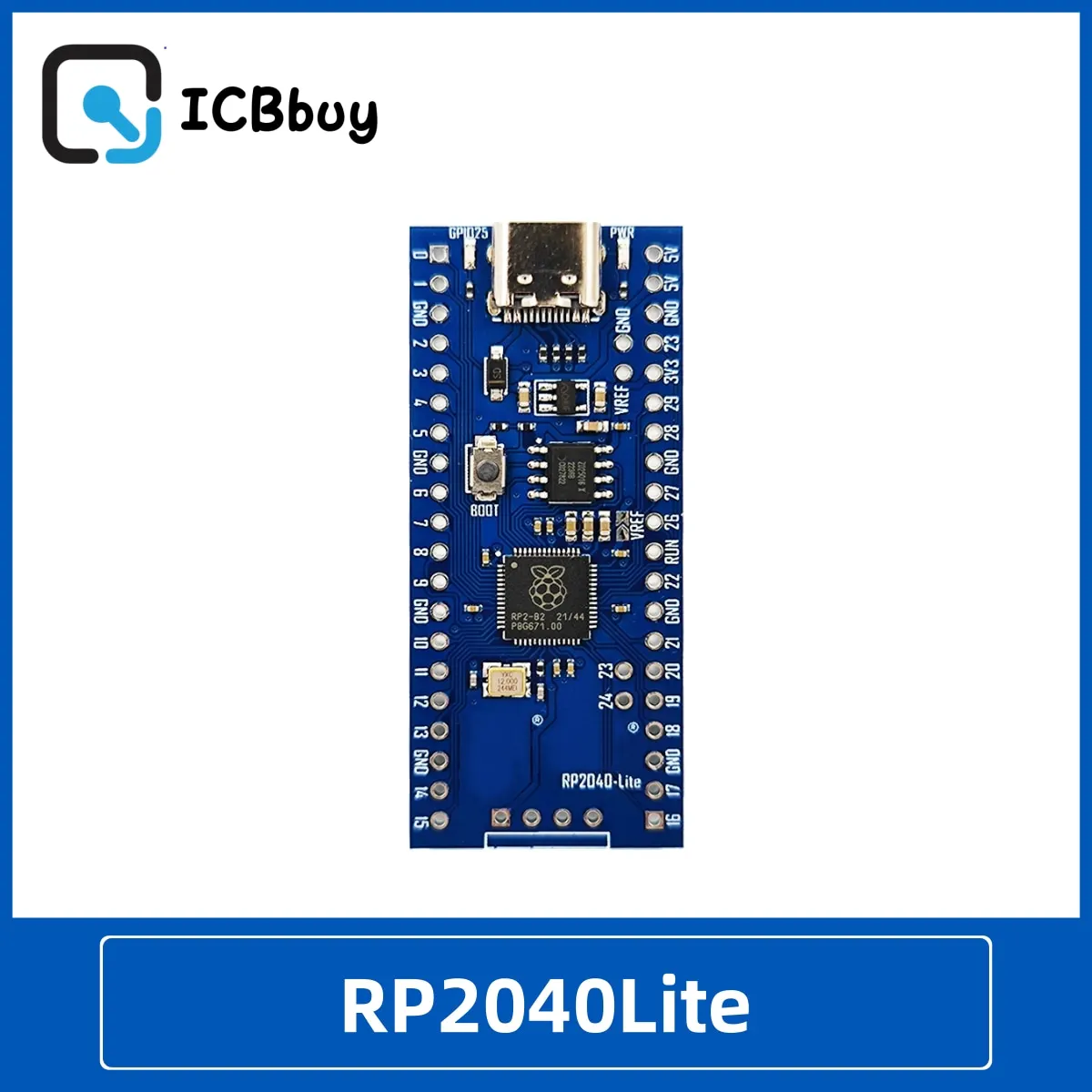 Rp2040lite Raspberry Pie Core Board Built In Sram Dual Core Arm Cortex M0 Rp2 Raspberry Pico 4088