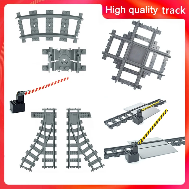Lego City Train Tracks City Train Tracks Rail Road Station Train ...