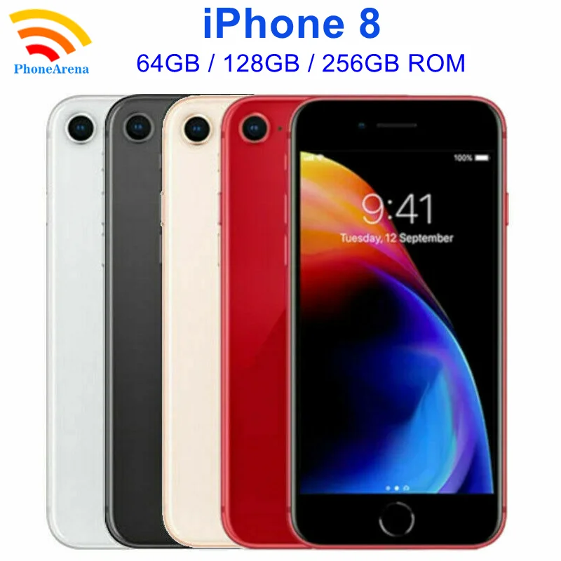 Original Iphone 8 Iphone8 64gb/128gb/256gb Mobile Phones Unlocked 4g ...