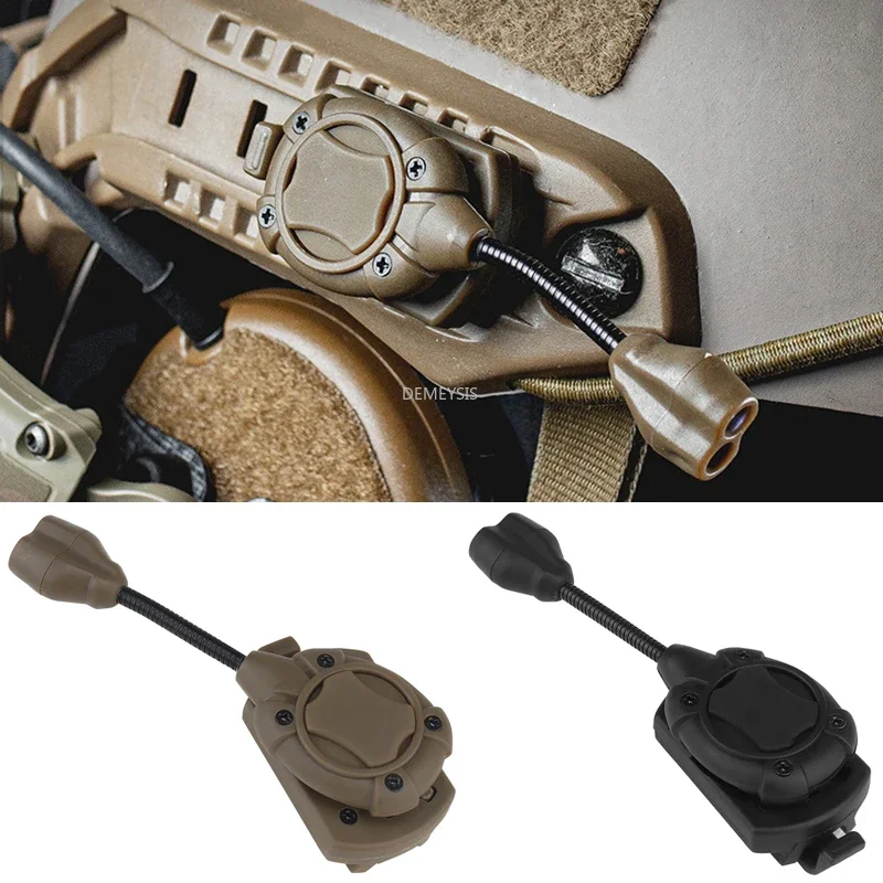 Tactical-Helmet-Light-3-Modes-LED-Flashlight-Switch-Modular ...