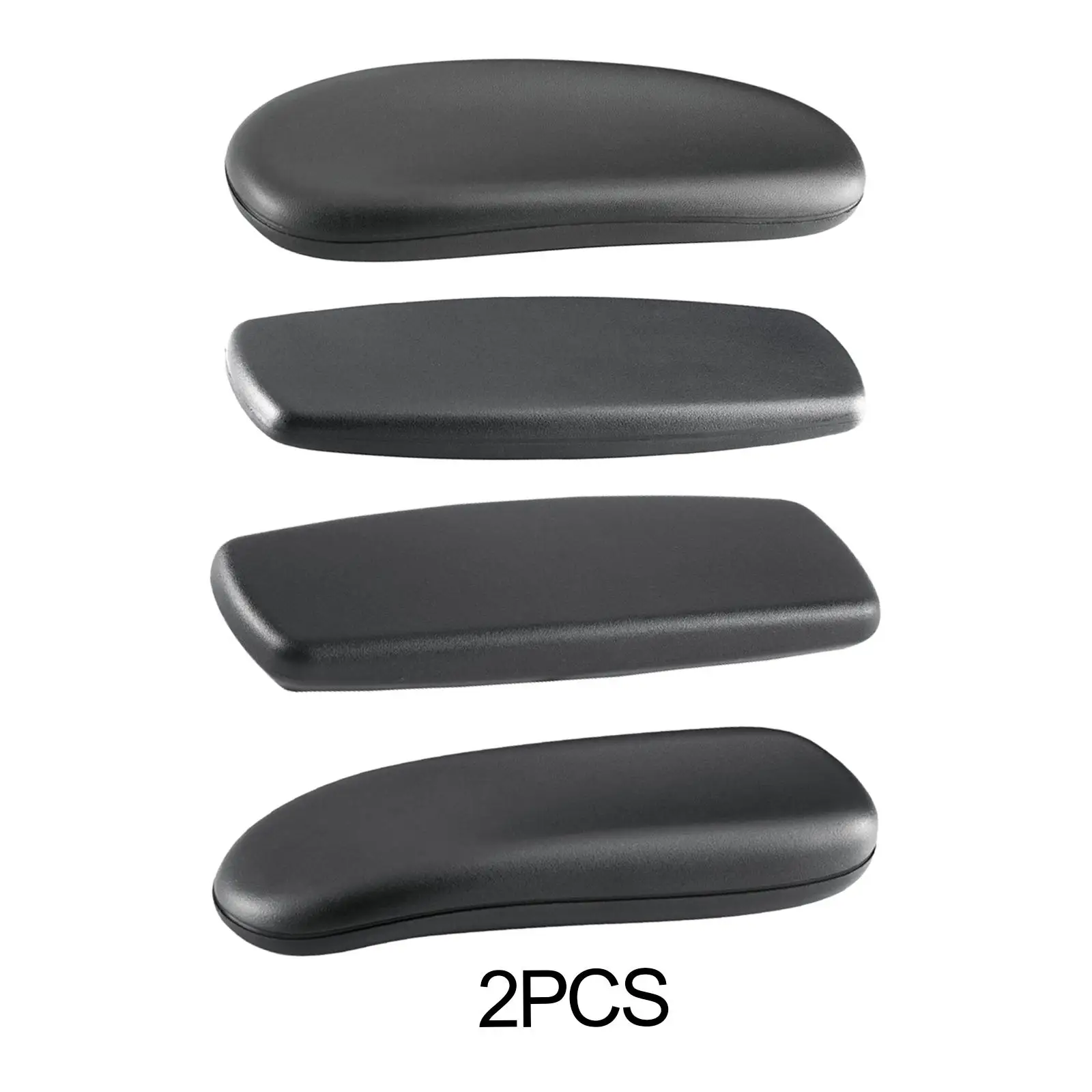 2 Pieces Office Chair Replacement Arm Pads Computer Chair Parts Black ...