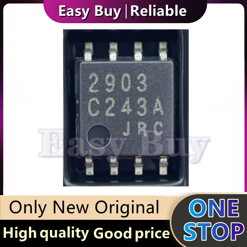 10 قطعة/الوحدة جديد الأصلي NJM2903M بمناسبة 2903 smd SOP8 إمدادات ...