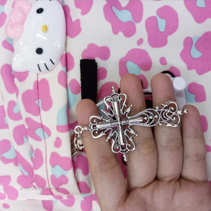 Pink Leopard Hello Kitty Background