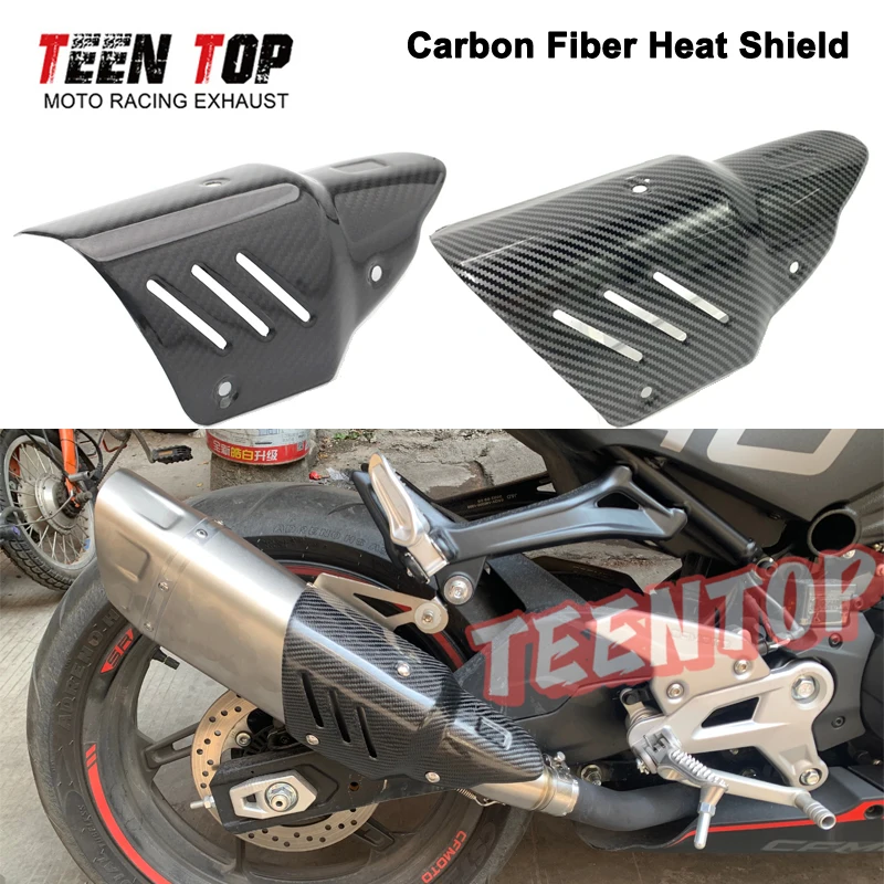 Motorcycle-Exhaust-Heat-Shield-Cover-For-Yamaha-MT03-R3-R6-Motocross ...