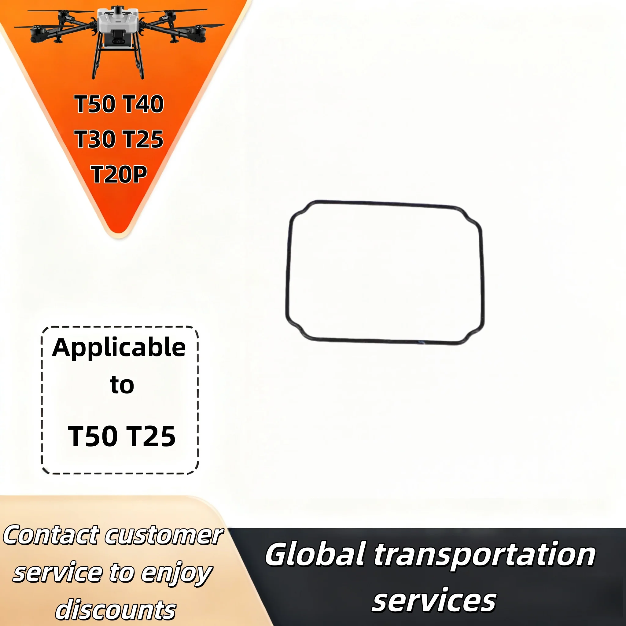 Original new T50 T25 aviation electronic module sealing ring, T50 ...
