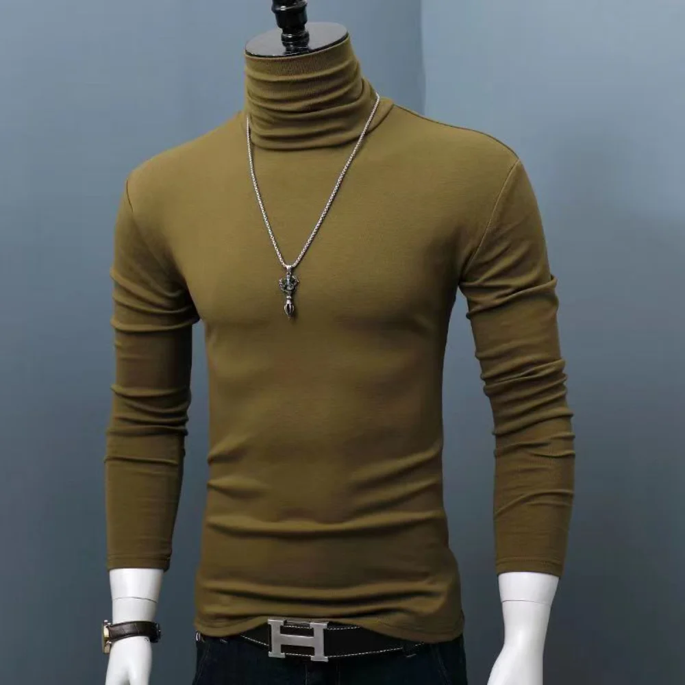 Trendy-Casual-Turtleneck-Men-s-Modal-Winter-Sweater-turtleneck-Cool ...