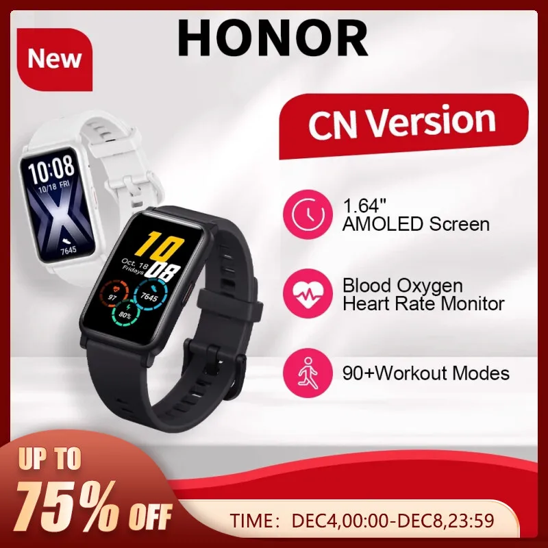 Honor-Watch-ES-Smart-Watch-1-64-AMOLED-Screen-5ATM-Oxygen-Blood-Hear ...