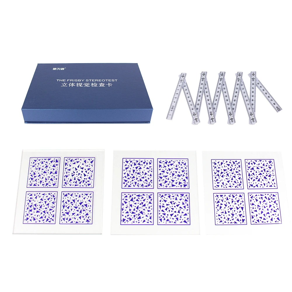 O Frisby Stereotest Randot Oftálmica Visão Estéreo Tester, Ferramentas ...