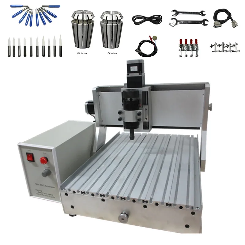 3-eksen-USB-CNC-Router-3040-500W-PCB-freze-makinesi-vidal-Limit-anahtar ...
