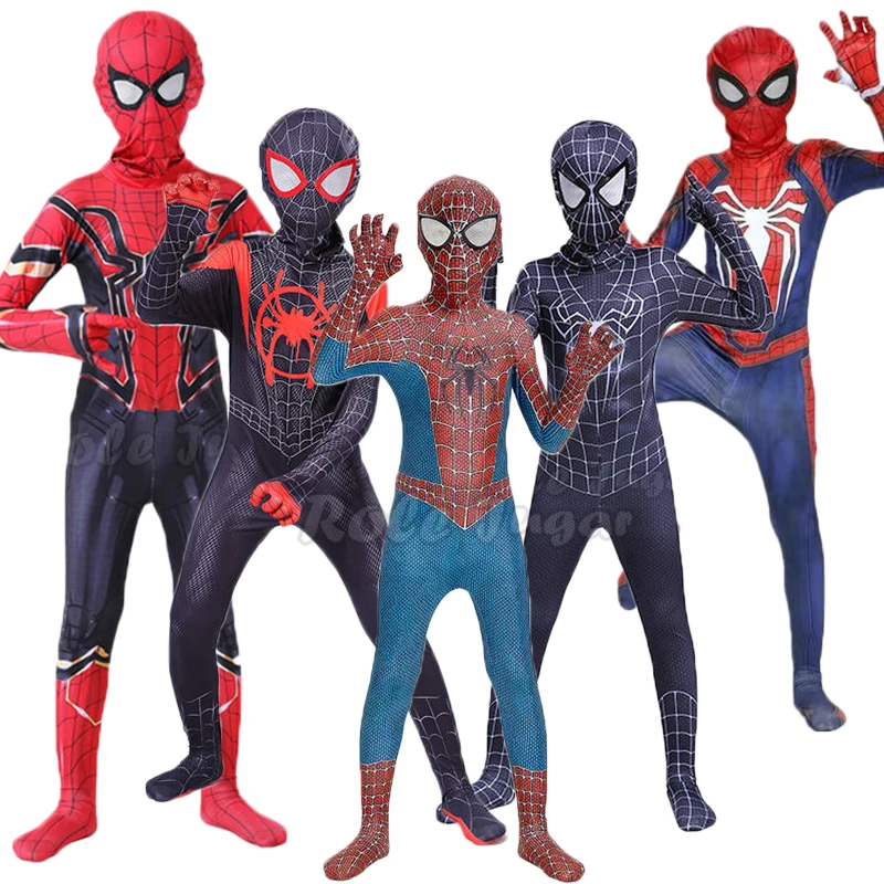 Fato-de-Halloween-do-Homem-Aranha-de-Ferro-para-crian-as-e-adultos-incr ...
