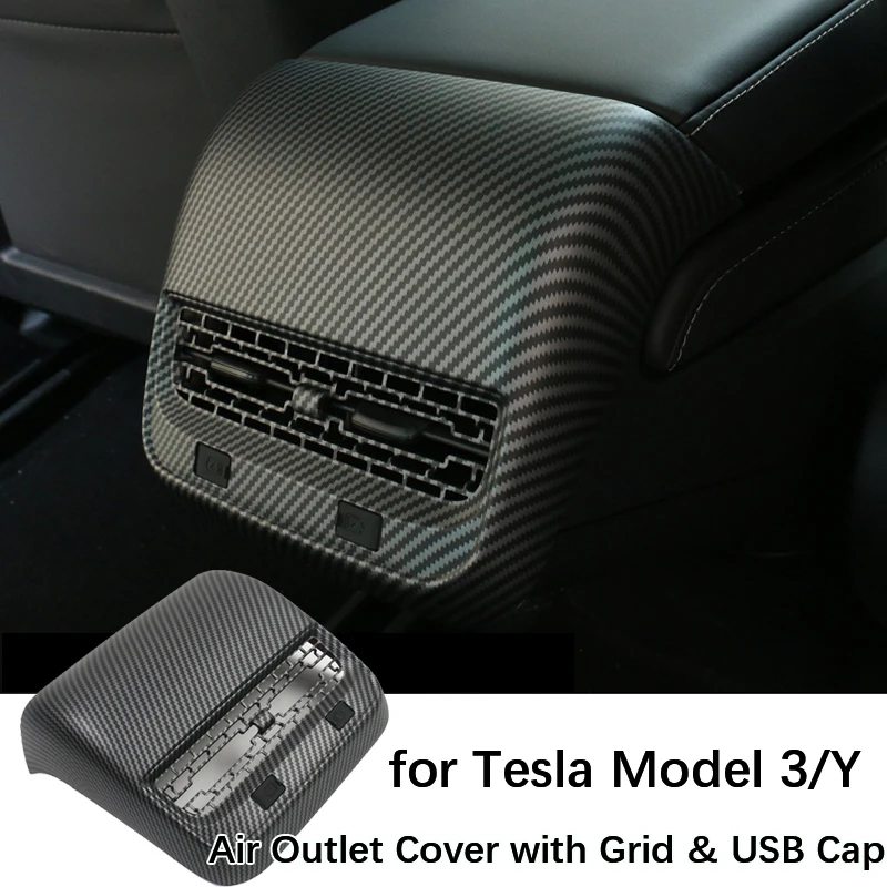Rear-Air-Outlet-Cover-for-Tesla-Model-3-Y-Exhaust-Vent-Full-Cover-with ...