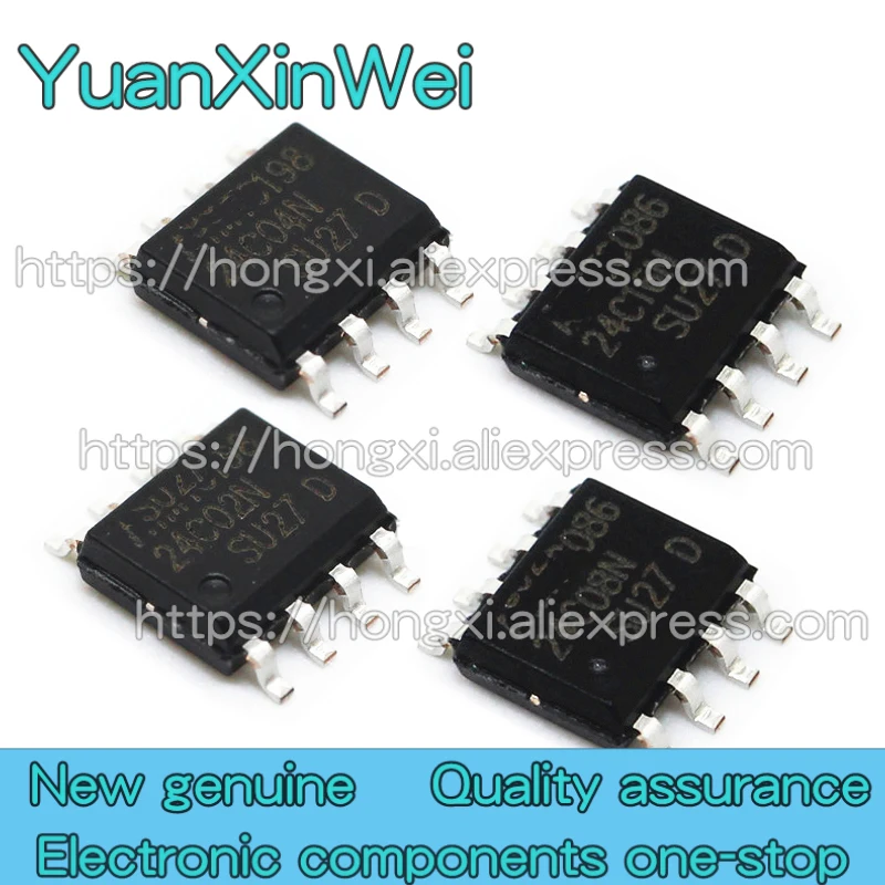 10PCS-AT24C04-24C01-24C02-24C04-24C08-24C16-24C32-24C64-24C128-AN-BN ...