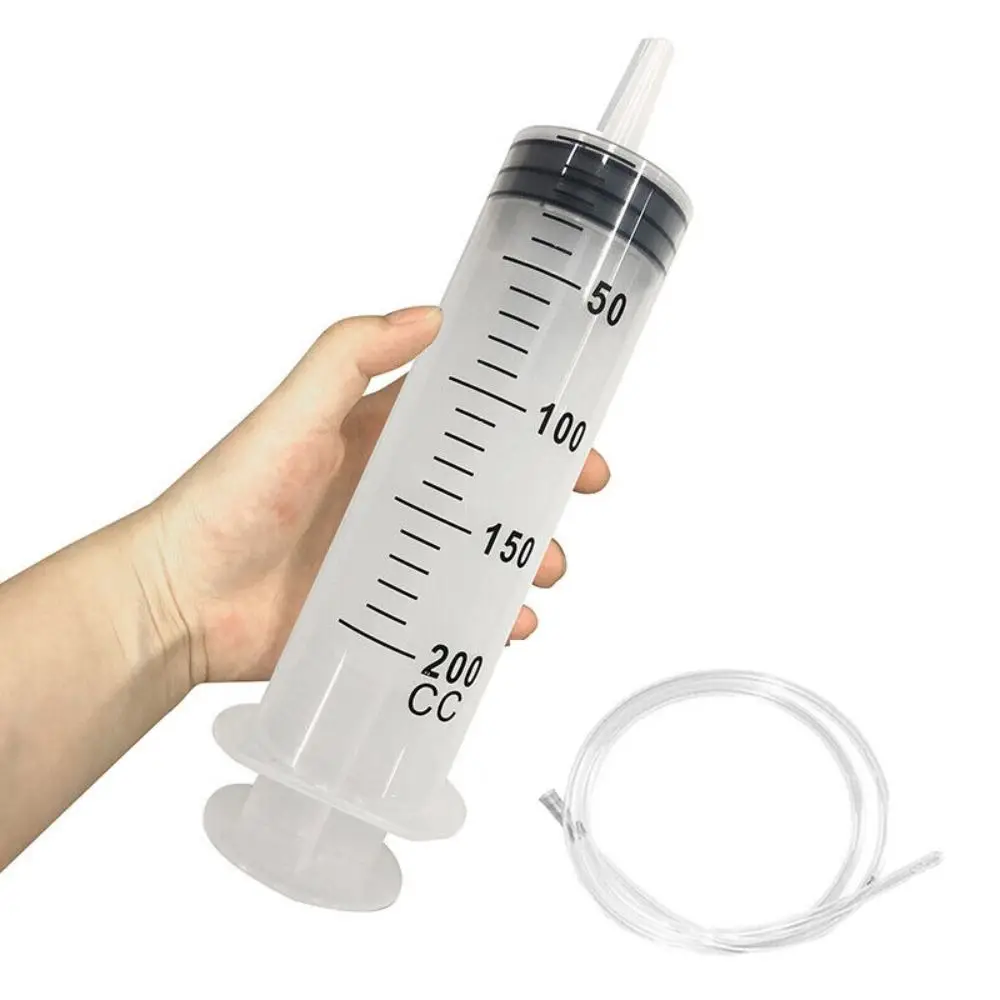 150ml-500ml Large Capacity Plastic Syringe Reusable Washable Pump ...