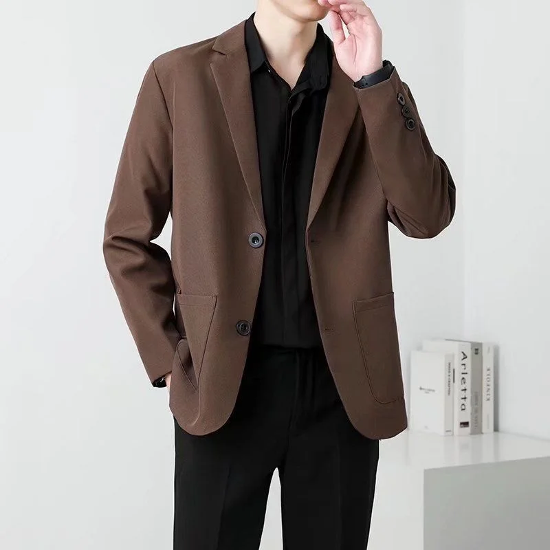 2022-Spring-4-Color-Blazer-Men-Slim-Fashion-Social-Mens-Dress-Jacket ...