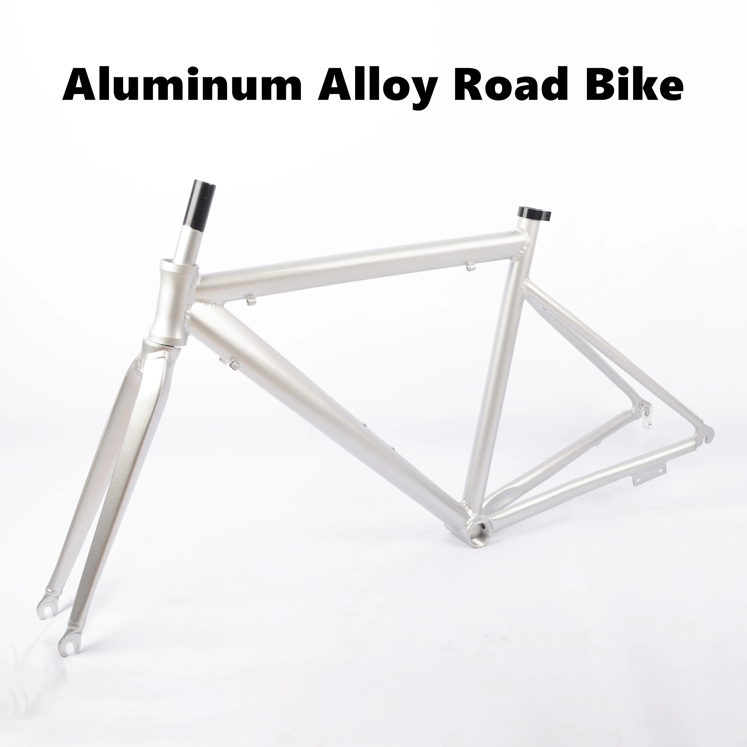 48cm 52cm Road Bicycle Frame Aluminum Alloy Race Bike Frameset Fork ...
