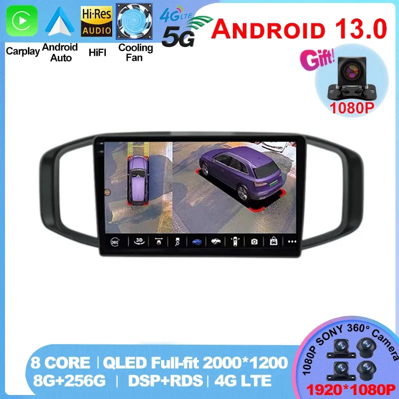 For-Morris-Garages-MG3-2017-2018-2019-Android-13-Carplay-Wifi-4G-DSP ...