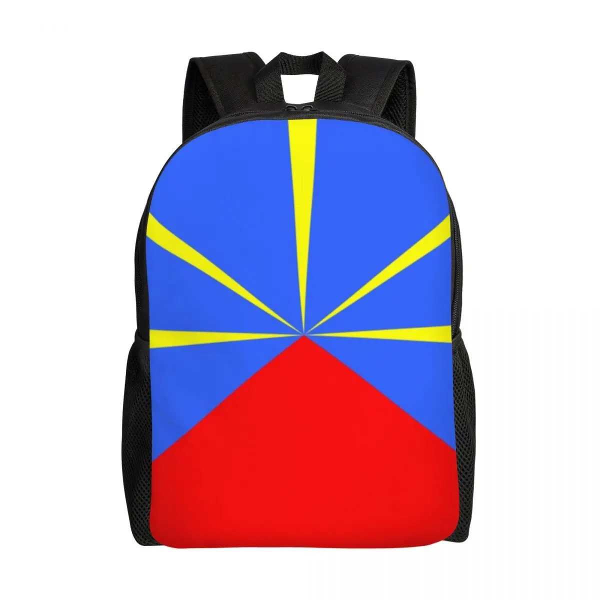 Custom 974 Reunion Island Flag Backpack for Men Women School College ...