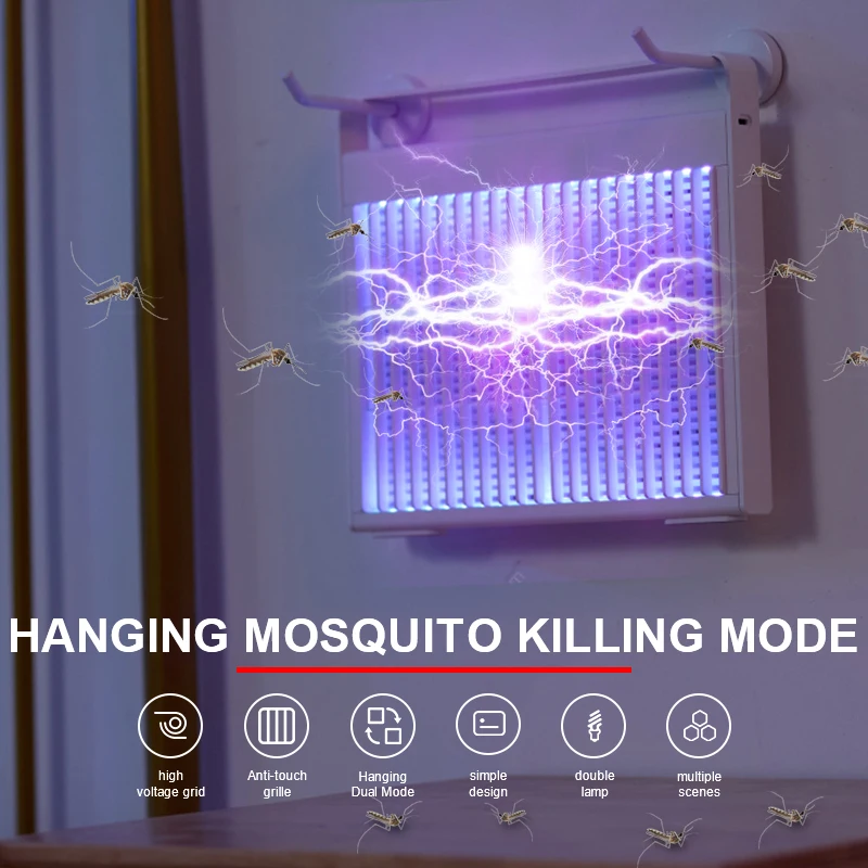 LAMPE ANTI-INSECTE,Rechargeable Version moustiques aste par USB piège à ...