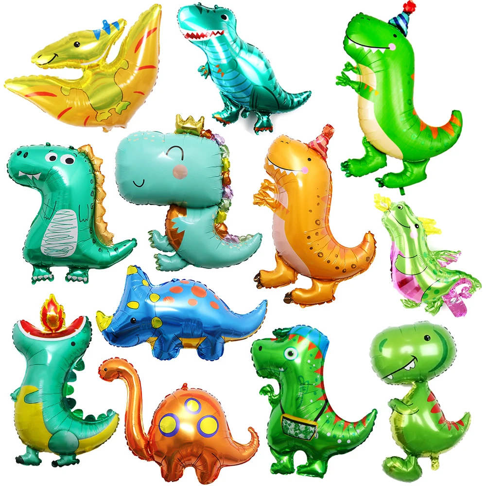 Globo de aluminio de dinosaurio para niños, globo de helio, Mundo ...