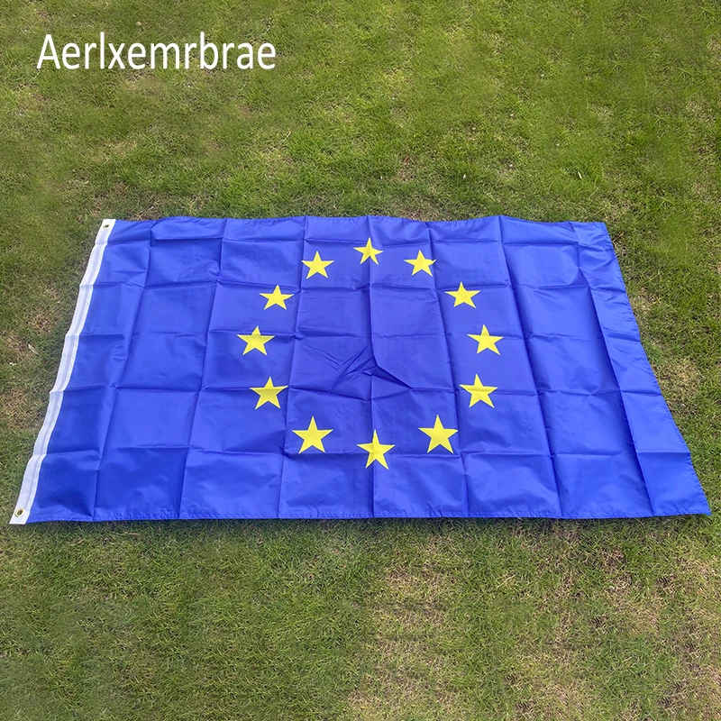 aerlxemrbrae-flag-Large-European-Union-EU-Flag-90-150cm-Euro-Flag-of ...