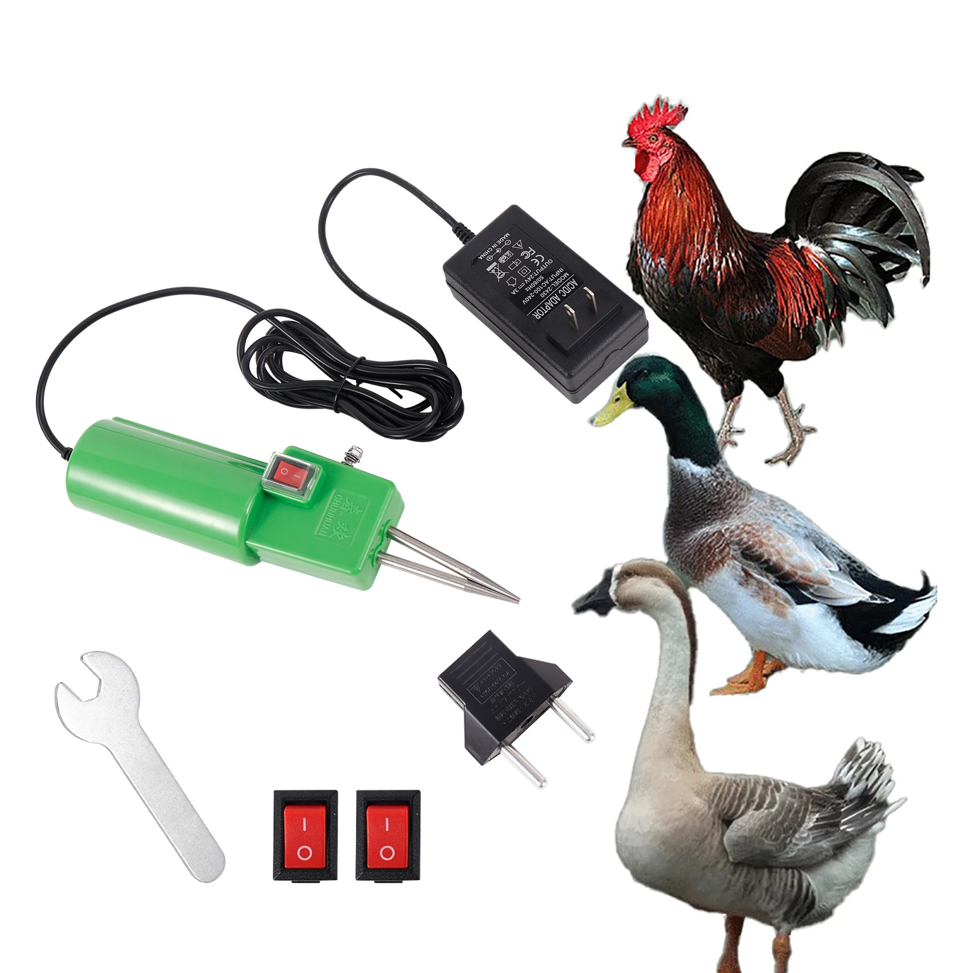 Handheld-Electric-Poultry-Plucker-Chicken-Duck-Goose-Short-Hair-Removal ...