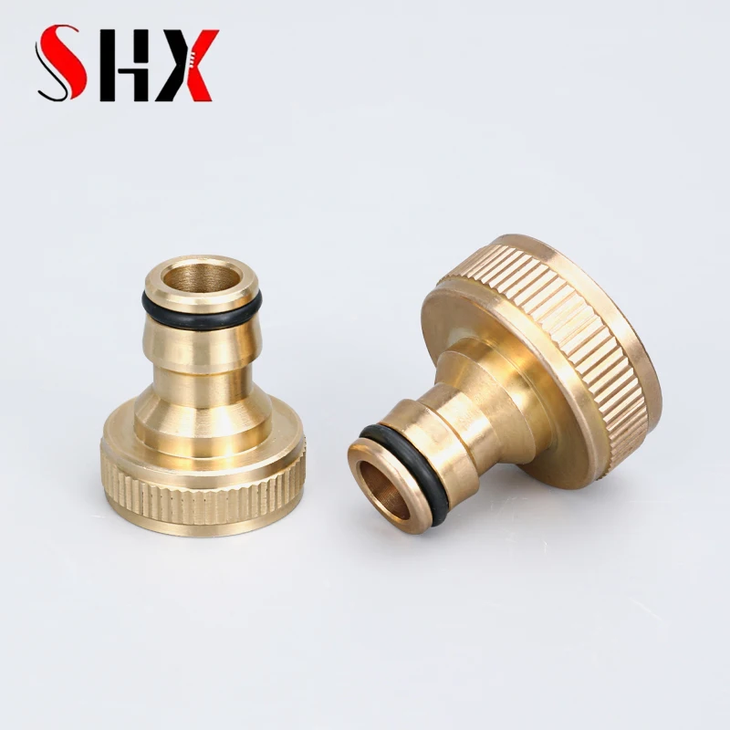 Universal-Brass-Tap-Connector-1-2-3-4-Quick-adapter-joints-Garden-Hose ...