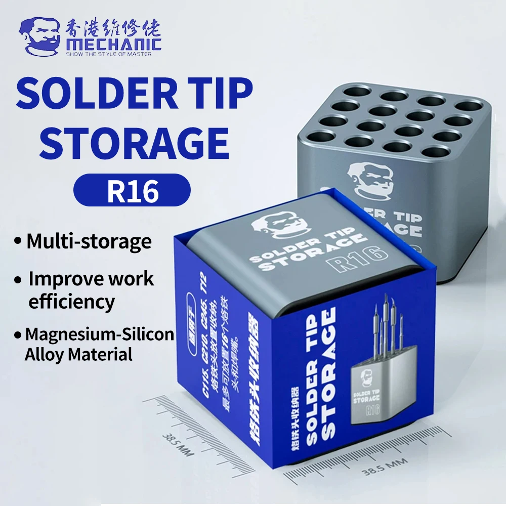 MECHANIC-R16-Multifunctional-Soldering-Iron-Tip-Alloy-Storage-Box-for ...