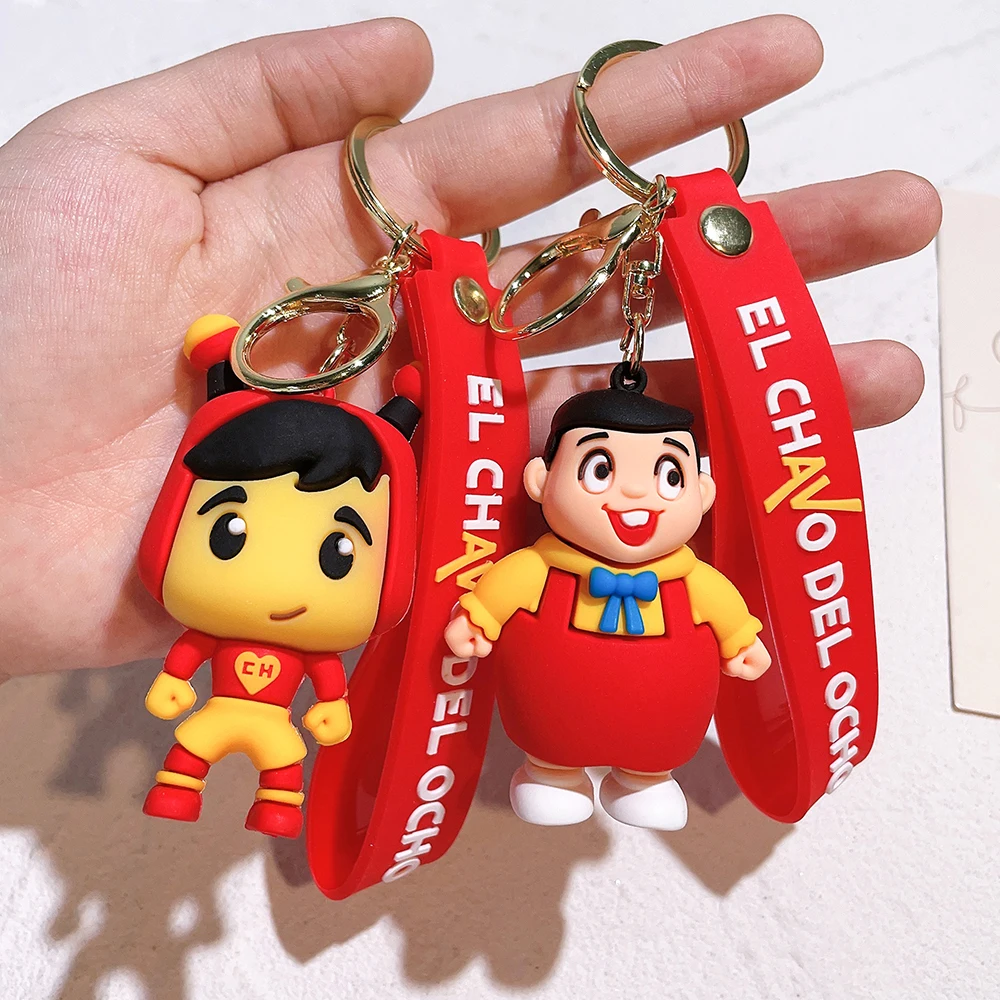 Anime-Figure-El-Chavo-Del-Ocho-Keychain-Cartoon-Boy-Doll-Pendant-Key ...