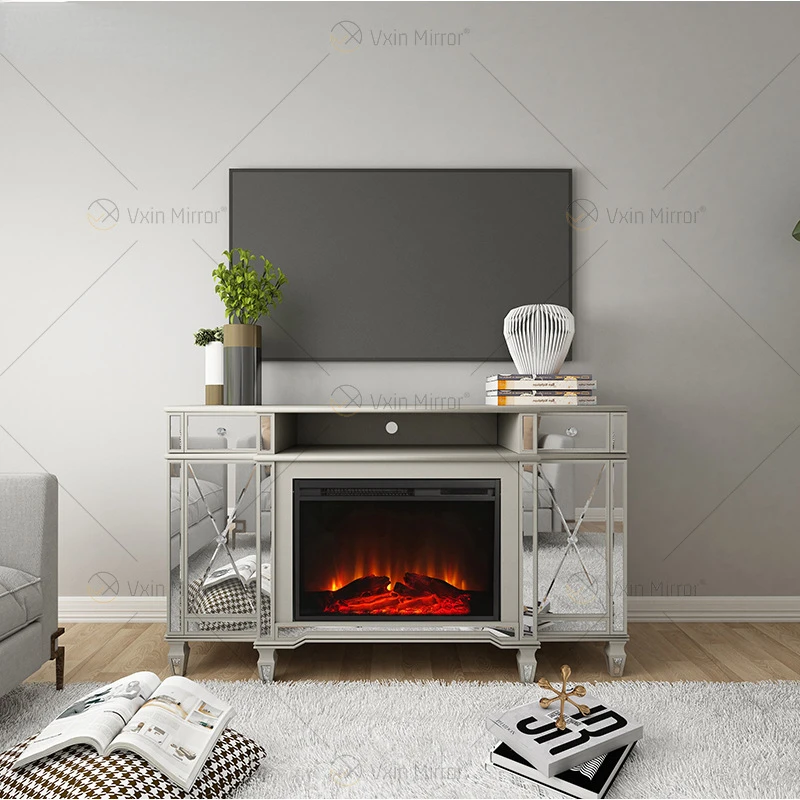 Wholesale-of-European-and-American-mirror-TV-cabinets-electric-heating ...