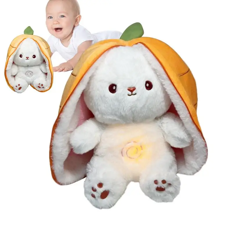 Soothing-Bunny-Rhythmic-Breathing-Sound-Animal-Sleeping-Bunny-Plush ...