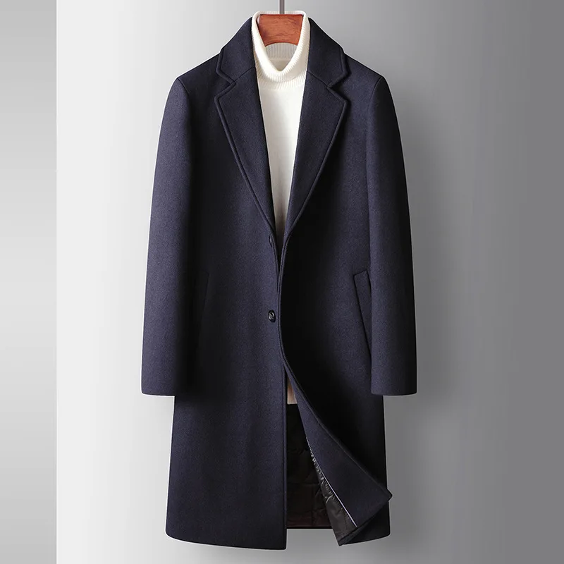 Mens-Winter-Woolen-Coat-Mens-Business-Casual-Slim-Solid-Long-Windproof ...
