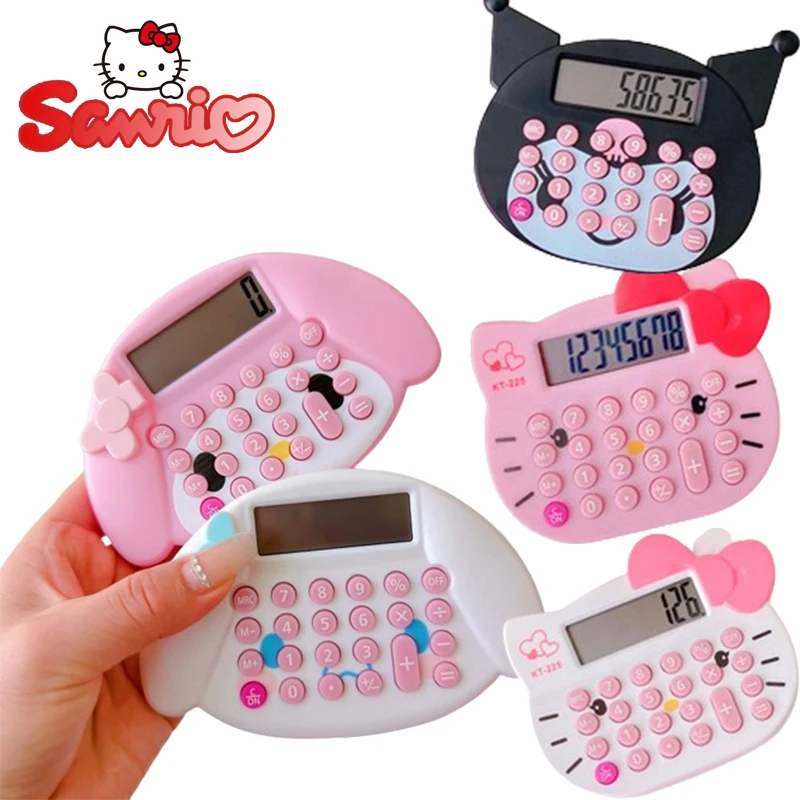 8-Digits-Sanrio-Hello-Kitty-Calculator-Anime-Portable-Calculator-for ...