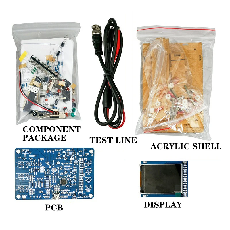 DSO138 Digital Oscilloscope Kit Electronic DIY Compatible STM32F103C8T6 ...