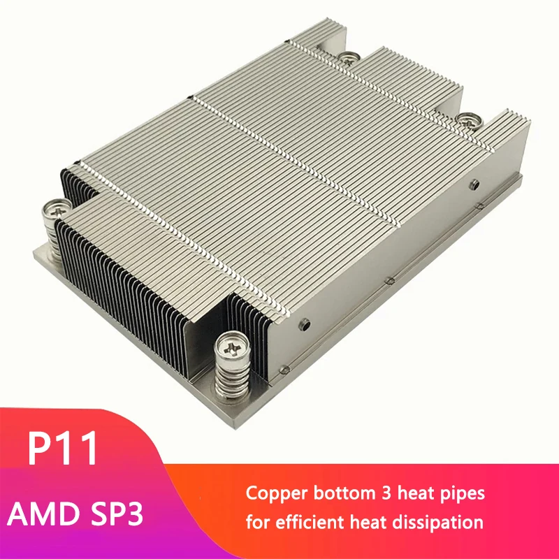 Coolserver-P11-1U-Server-CPU-Cooler-3-Heatpipes-Workstation-Computer ...