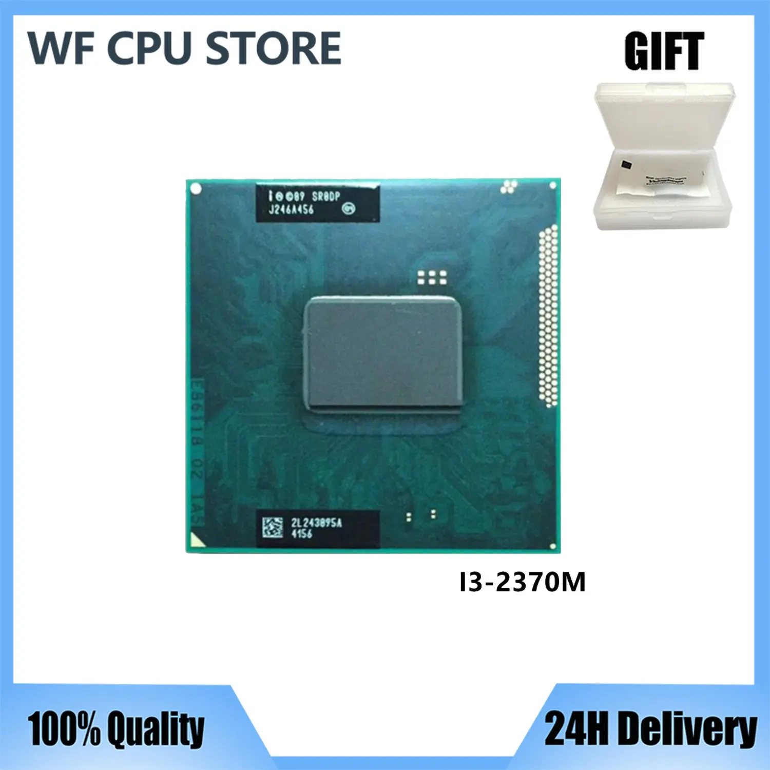 Original Intel Core I3 2370M laptop CPU Core i3-2370M 3M suporte ao ...