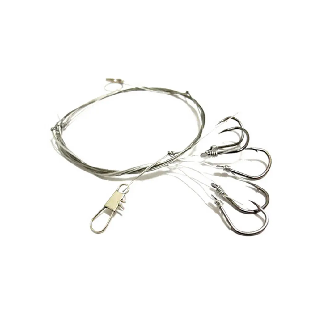 2Pcs Carbon Steel Rigs Swivel Fishing Tackle Lures 6# 7# 8# 9# 10# 11 ...