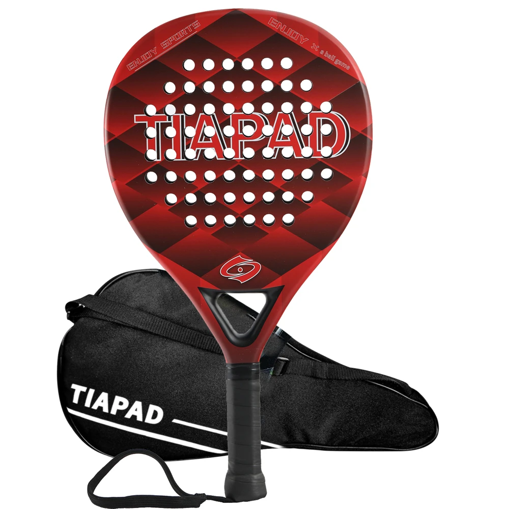 Padel Racket Carbon Fiber Surface Lightweight EVA Memory Flex Foam Core ...