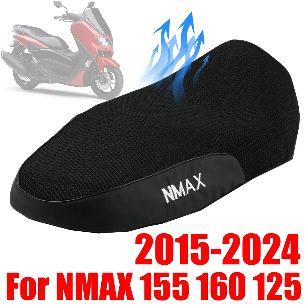 Yamaha NMAX 125 155 160 N-MAX NMAX155 NMAX125 액세서리 메쉬 통기성 시트 커버 보호대 절연 ...