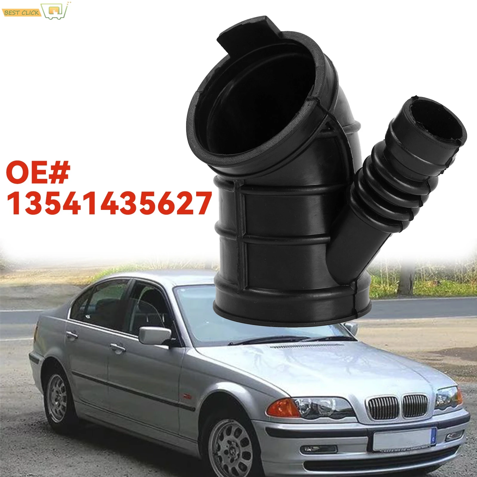 Air Intake Pipe Boot Cleaner Hose For BMW 3ER 5ER E46 320i 323i 325i ...