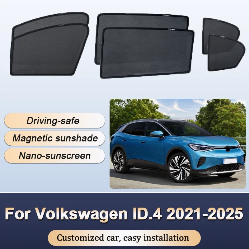 Sun Shades For Volkswagen VW ID4 ID.4 2021 2022 2023-2025 Sunshades ...